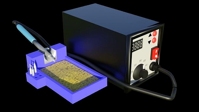Soldering Station 3d model