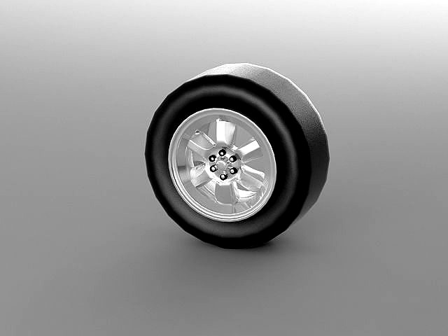 Car Tyre 3d model