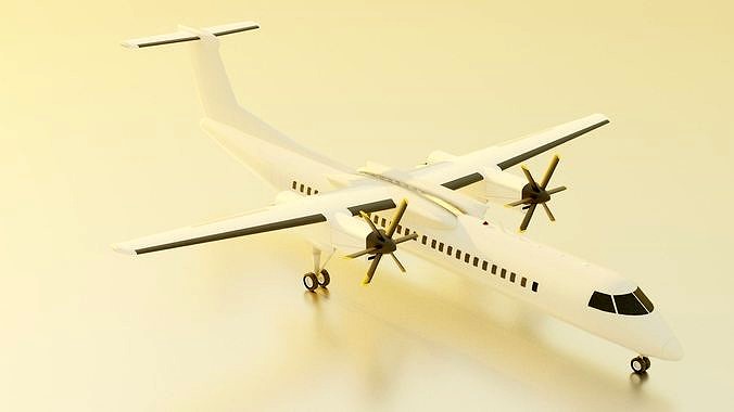 Bombardier Dash-8 Q400 3d model
