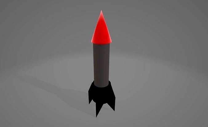 Simple 3d Rocket Model