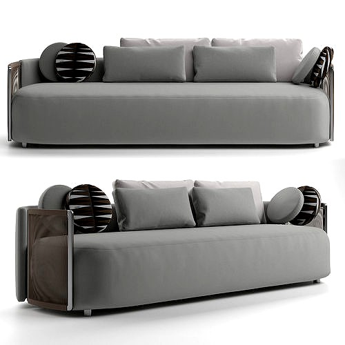 Fendi Casa Thea Sofa 3d model