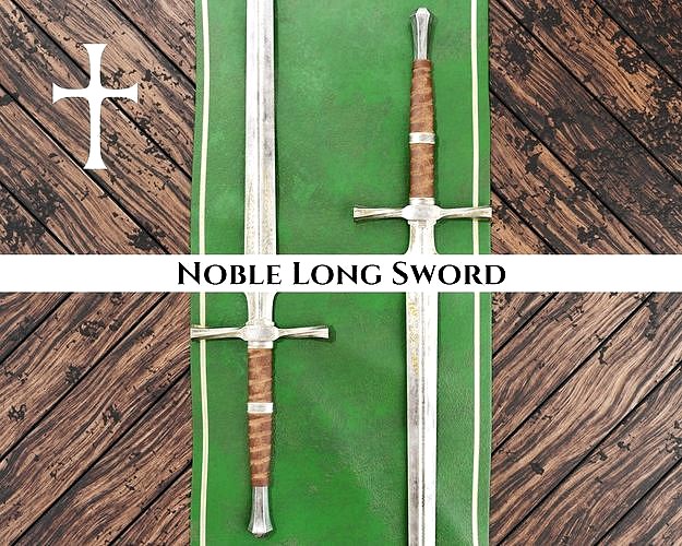 Medieval Noble Long Sword 3d model