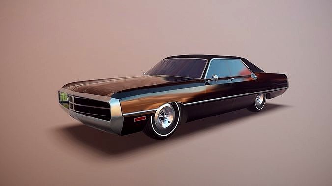 Gangster car 3d model