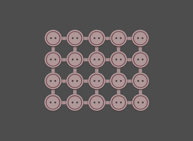 20 buttons for 3D printing | 3D model