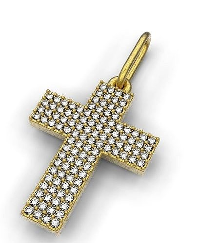 cross four lines gems | 3D model