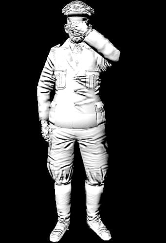 Character Oficial 2ww Normal map 3d model