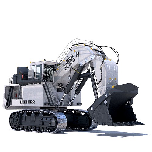Excavator LIEBHERR R996 3d model