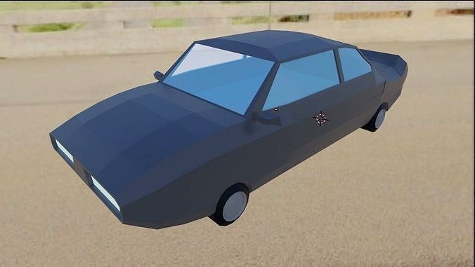 Low Poly Car 3d model