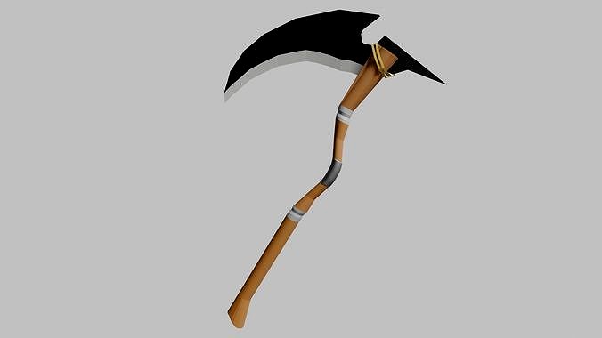 Sickle low poly 3d model