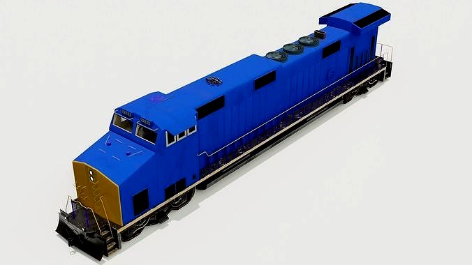Diesel locomotive 3D model