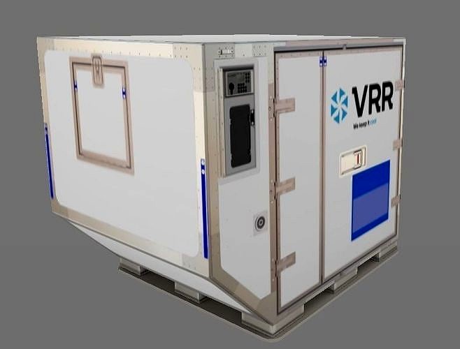 VRR Thermal aircraft container 3d low-poly model