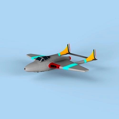 Jet plane 3d model