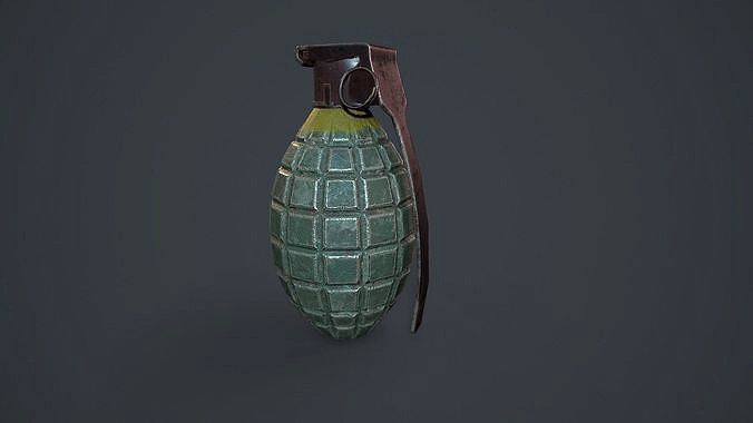 Military Grenade MK2 3d model