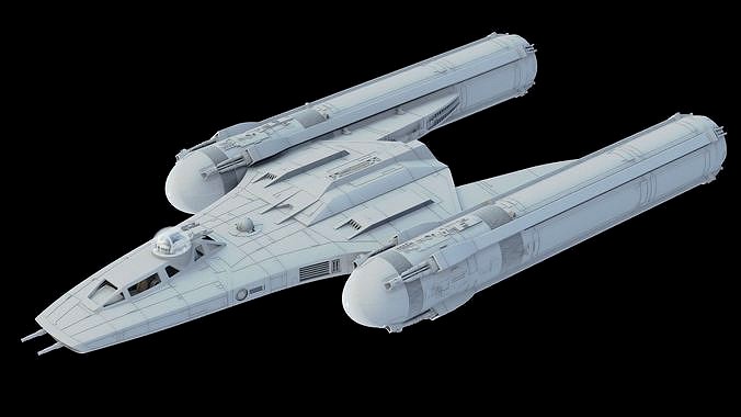 Star Wars Y Wing Clone Wars 3D STL Printable Files 1 24th scale | 3D model