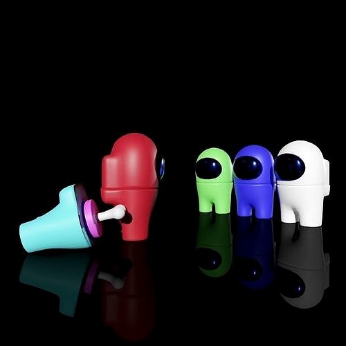 AMONG US CREWMATE AND IMPOSTOR INCLUDED | 3D model