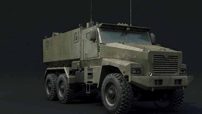 URAL 63095 Typhoon U 3d model