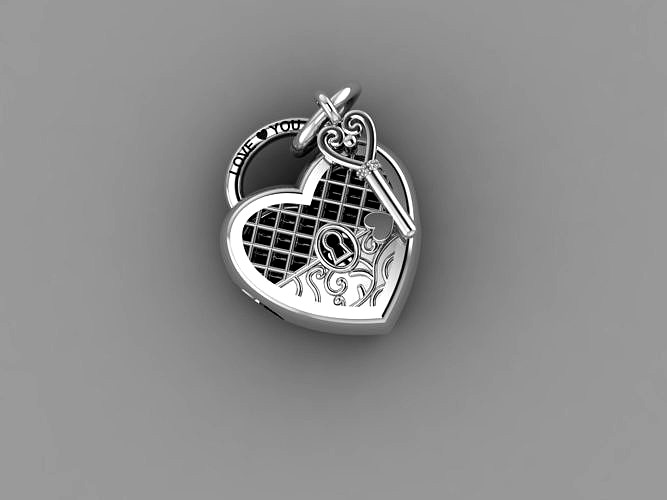 Heart - Charm - Pandora | 3D model