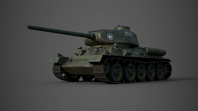 T-34 Medium tank 3d model