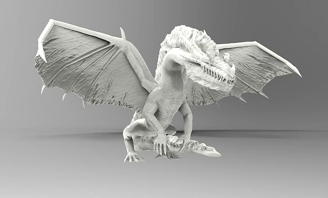 White fatalis from Monster Hunter 4 ultimate | 3D model