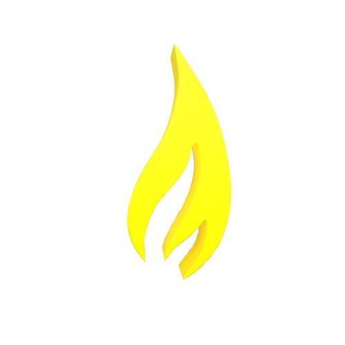 Fire Symbol v7 006 3d model