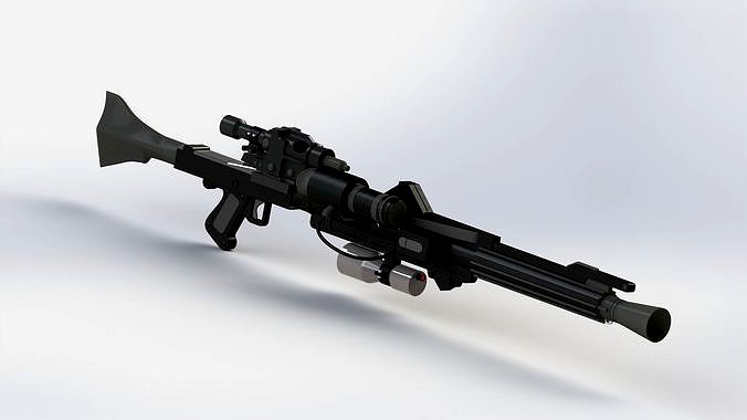 DC-15LE Clones blaster rifle | 3D model