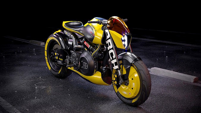 Cyberpunk ARCH Motorcycle 3d model