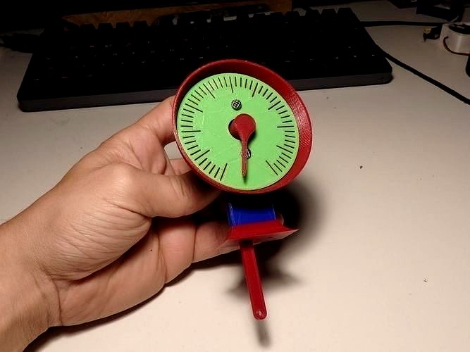 Generic gauge - linear to circular graduate precise scale | 3D model