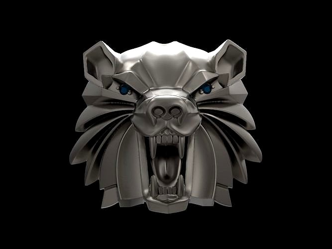 Witcher school of the Bear medallion | 3D model