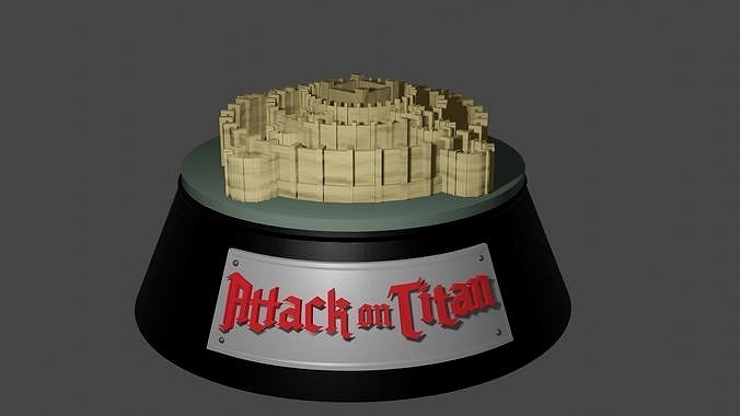 Attack on Titans Walls | 3D model
