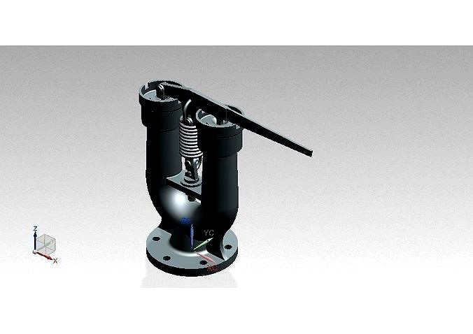 Ram Bottom Valve Assembly 3d model