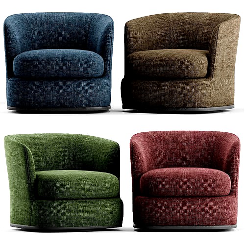 Apollo Armchair-maxalto 3d model