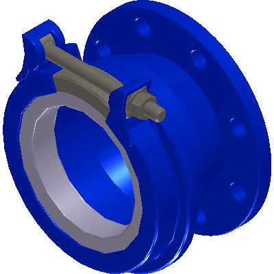 HYMAX® FLANGE ADAPTOR 3d model