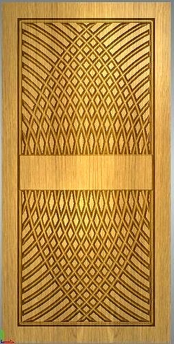 wooden 3d door design | 3D model
