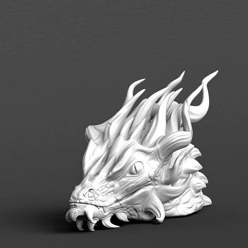 Dragon head 3D print model | 3D