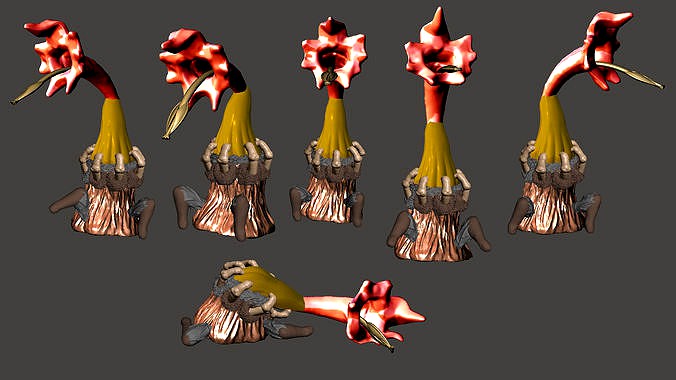 28mm Killer Plants Triffids - Miniature 3D printing models | 3D