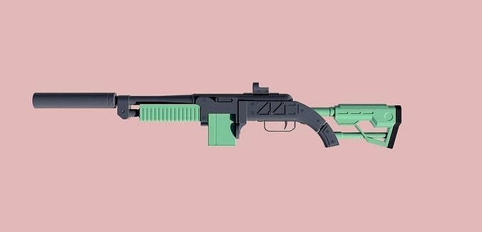 Fallout - The Fixer - Rifle | 3D model