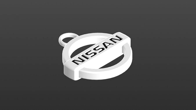 Logo NISSAN keychain | 3D model