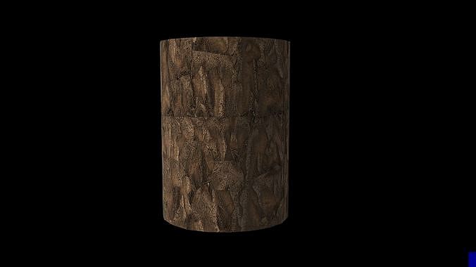 TREE BARK PROCEDURAL SUBSTANCE DESIGNE 3d model