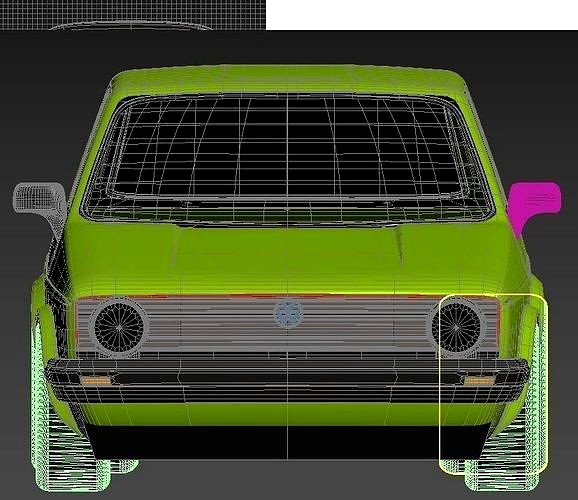 Basic golf mk1 model 3d