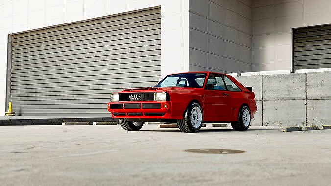 Audi Quattro SWB 3D Model