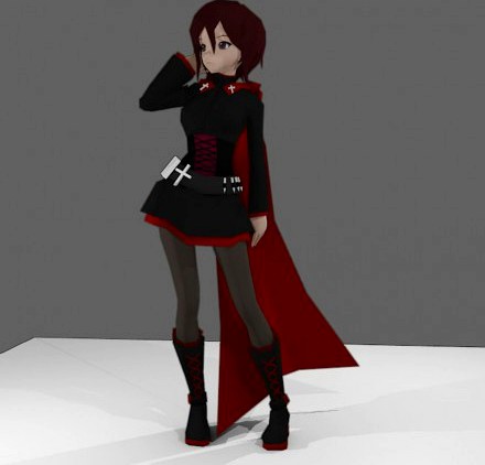 RWBY - R 3d model