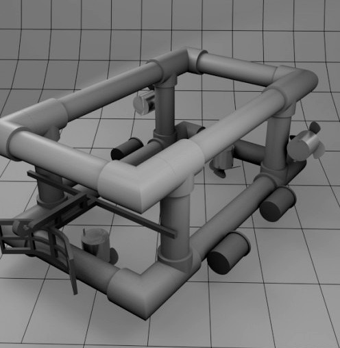 PVC ROV 3d model