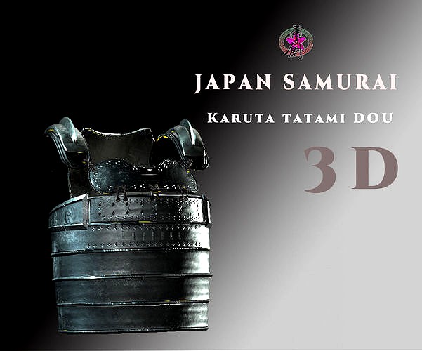 Japan Samurai Karuta Tatami Dou 3d model