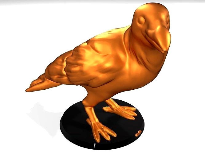 Crow Printable | 3D model