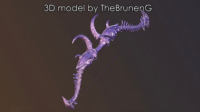 World of Warcraft Sylvanas Bow | 3D model