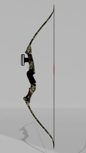 Pro 9 Rigged Bow Pack For UnrealEngine4 Unity DAE and X3D model