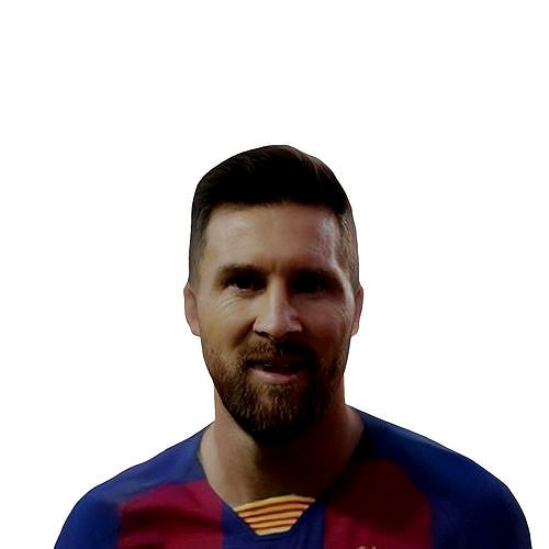 Photo Realistic model of Messi 3d