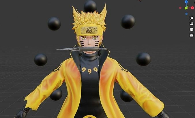 Bijuu Naruto 3d model