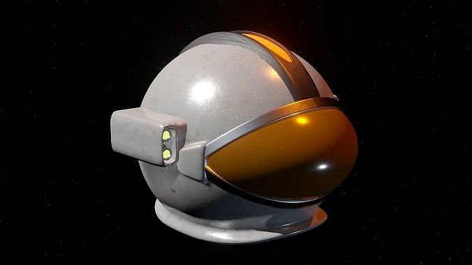 Space helmet 3d model