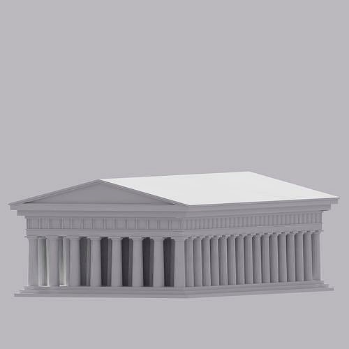 Greek The Parthenon 3d model